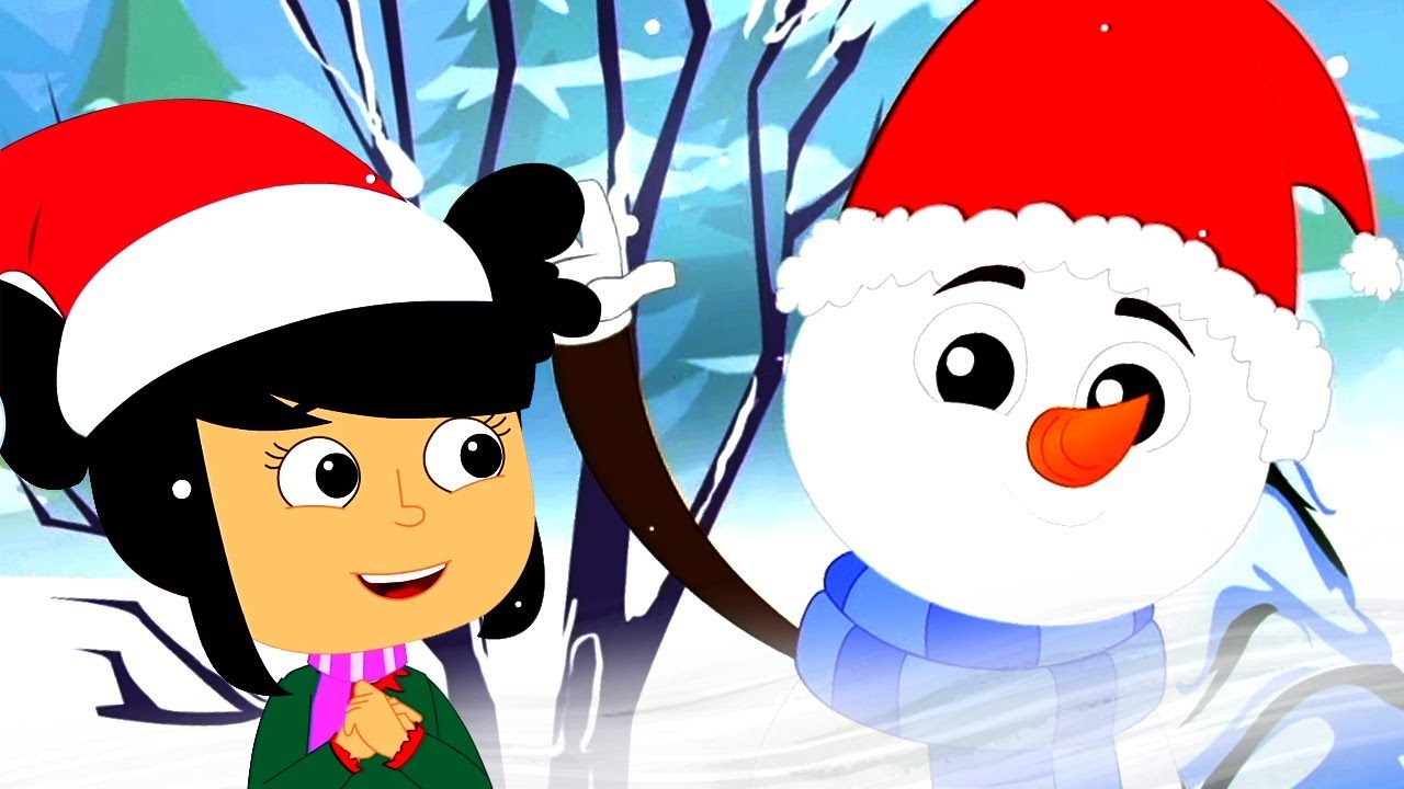 bonhomme de neige de noël | chansons pour enfants | rimes noël ...