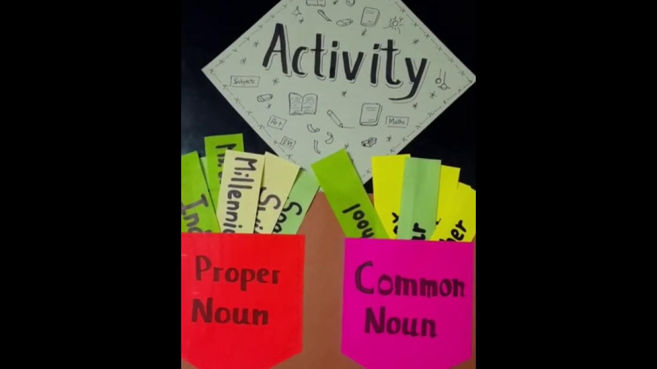 Pocket full of NOUNS | Proper noun and common noun activity ...