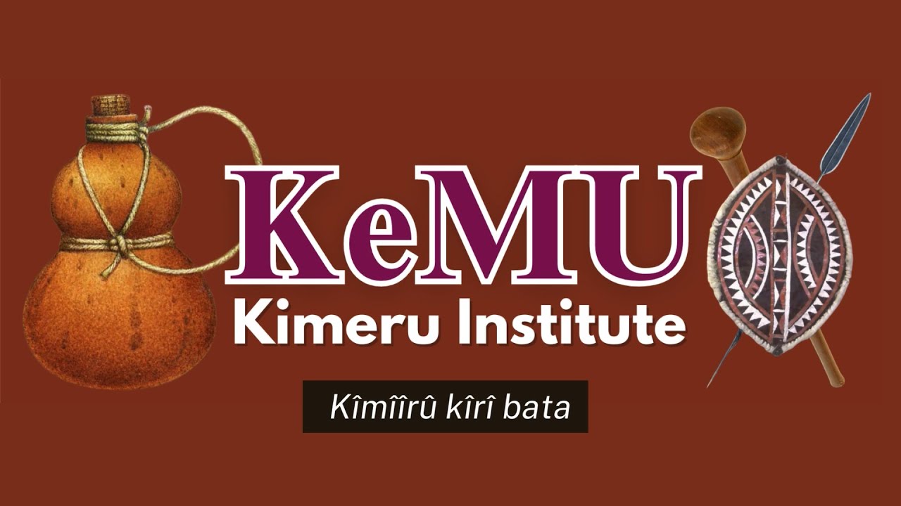 KeMU KIMERU INSTITUTE LAUNCH | 14th September 2024 - YouTube