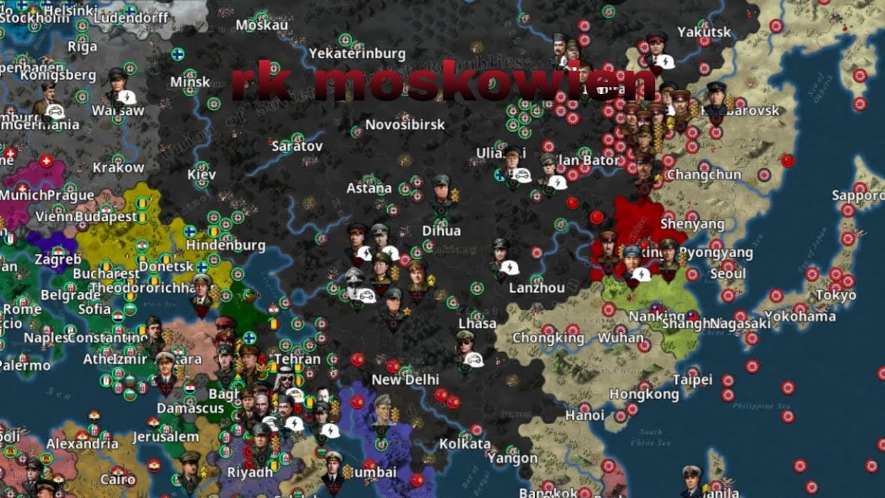 wc4 mod rk moskowien combatendo o japao é invadindo a china - YouTube