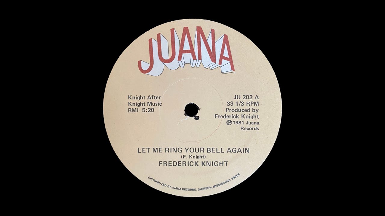 Frederick Knight - Let Me Ring Your Bell Again (1981) - YouTube