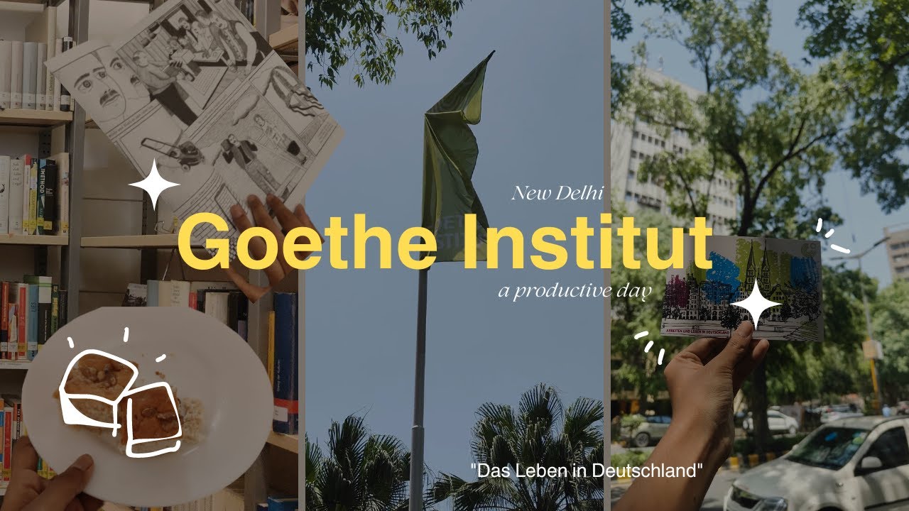 A Day at Goethe Institut New Delhi 🇩🇪: Attending a Workshop - YouTube