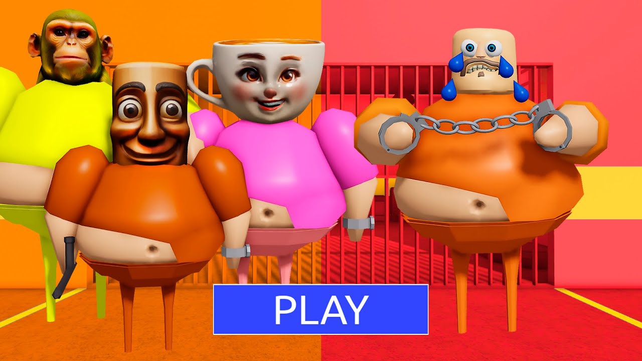 ALL BARRY ITALIAN BRAINROT MORPHS vs SCARED PRISONER BARRY in BARRY'S ...