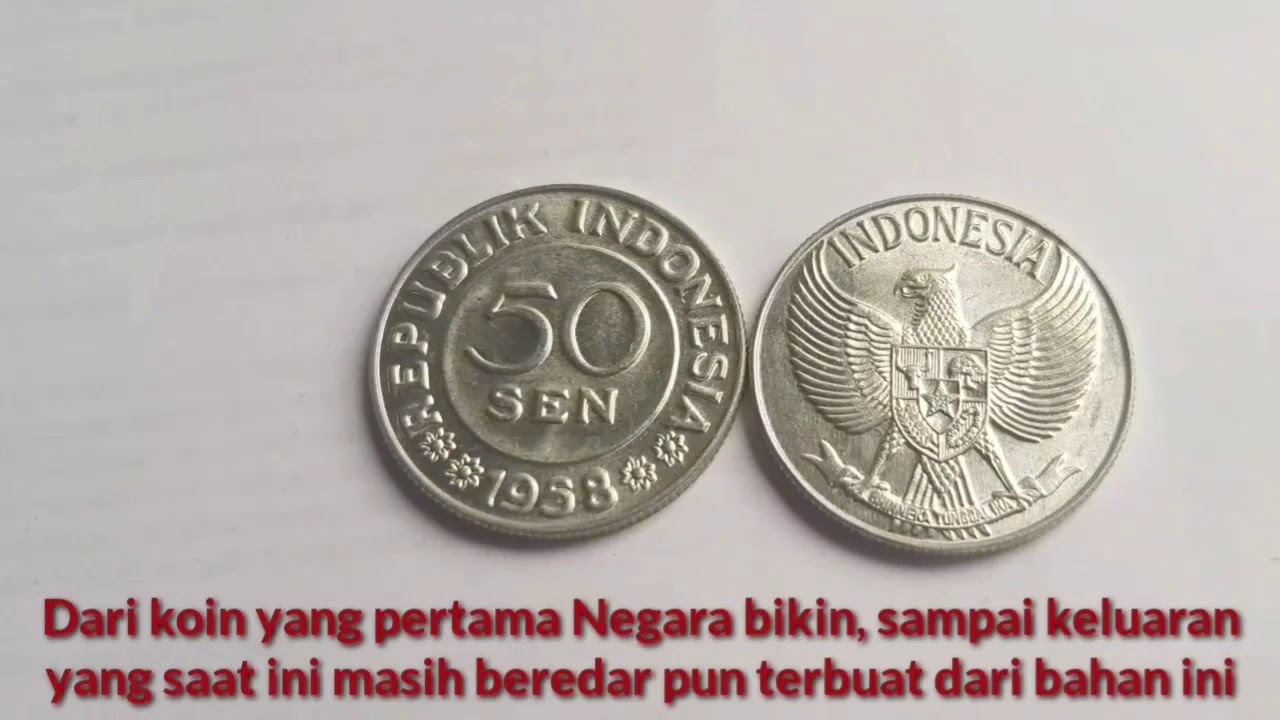 #gratisuang #uanggratis Gratis uang koin 50 sen tahun 1958 - YouTube