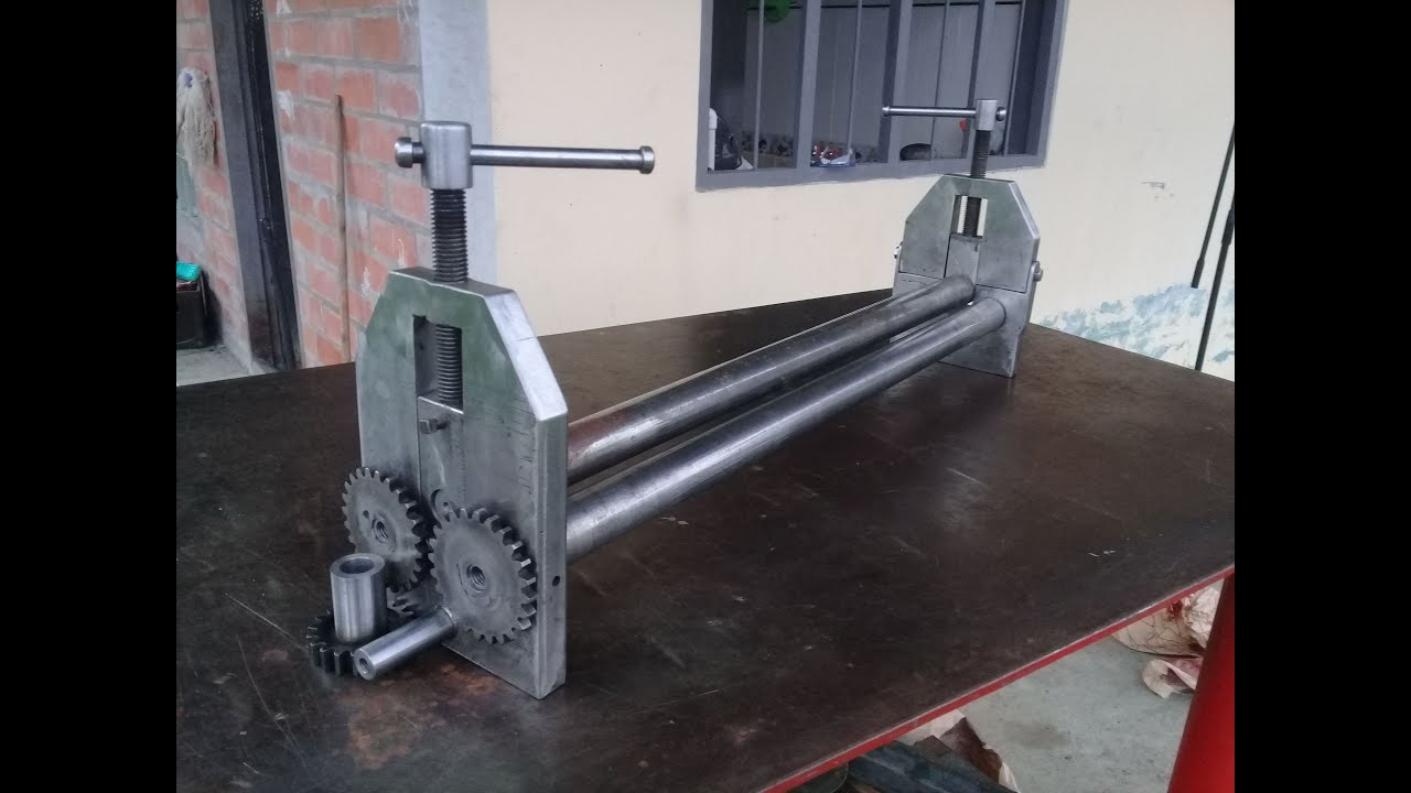 Como hacer una roladora de chapa (parte 1.) /Laminating machine. - YouTube