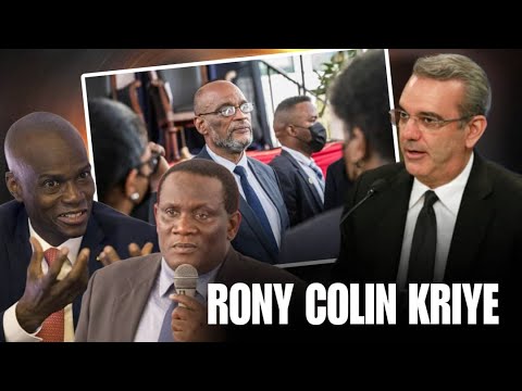 Ak dlo nan je Rony Colin ap eksplike kijan Jovenel te vle travay pou ...