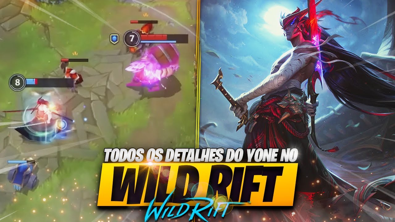 SAIU! Todos os Detalhes do YONE no WILD RIFT! - YouTube