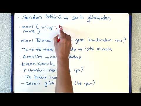 Trakya Şivesi Örnekleri | Trakya Şivesi Nasıl Yapılır? (Ağız)