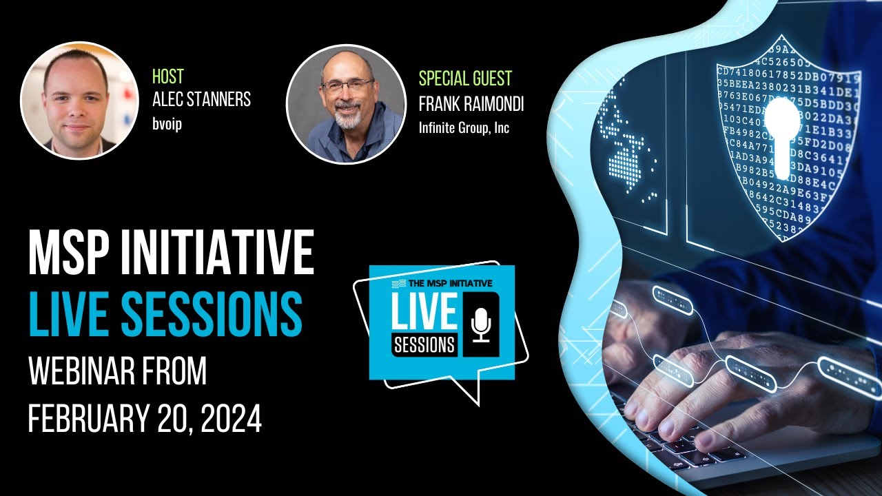 MSP INITIATIVE LIVE WITH FRANK RAIMONDI FROM INFINITE GROUP INC. - YouTube