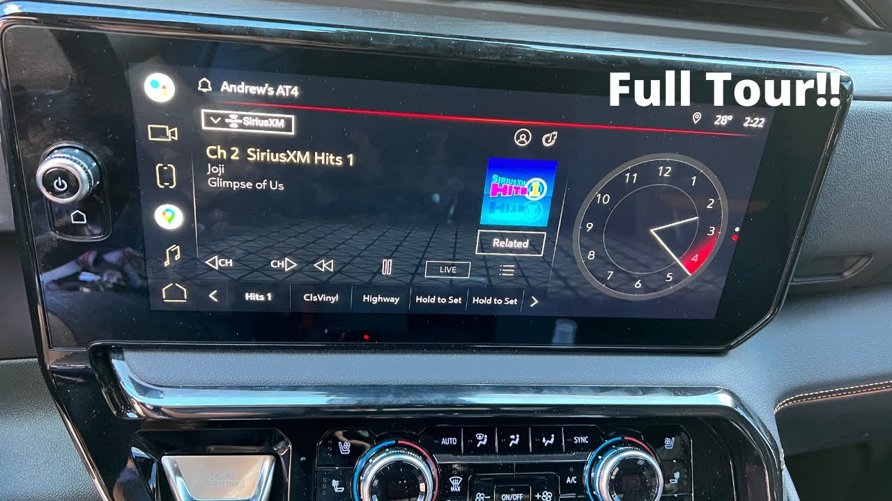 GM's All New 13.4" Infotainment System Full Walkthrough | New Google ...