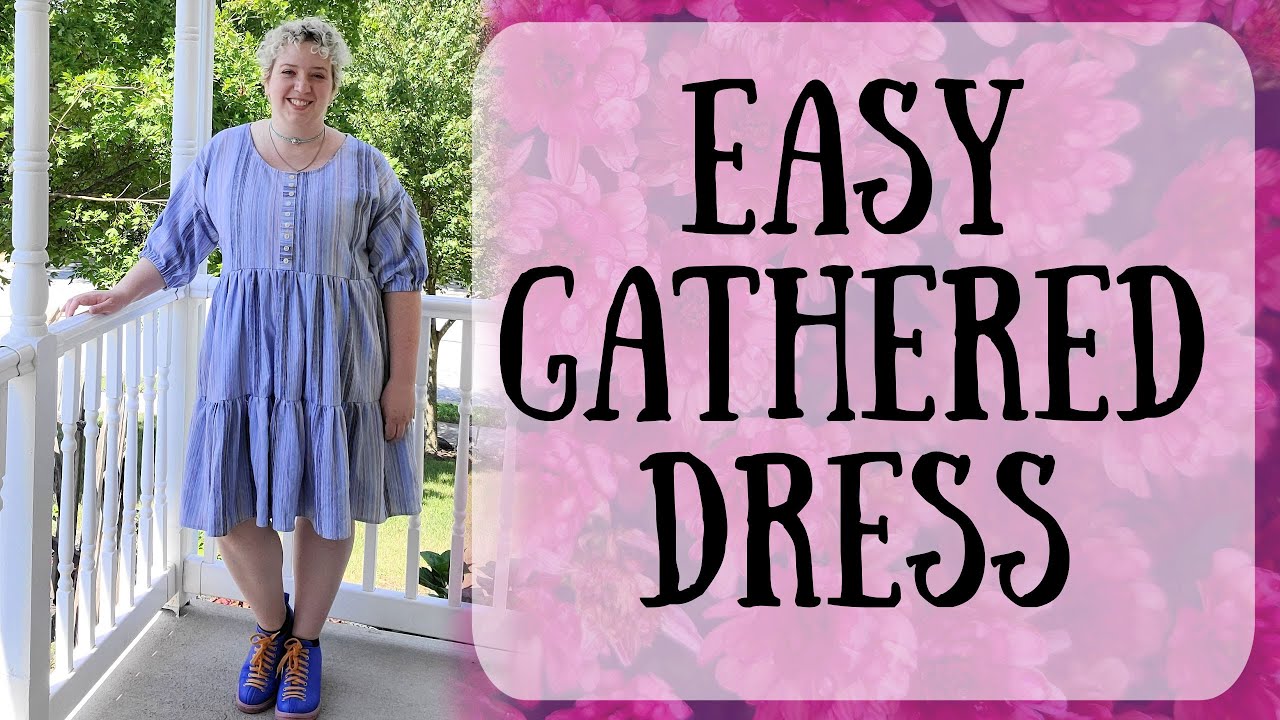 DIY A Low-Waste Dress with Me! (A Quick Tutorial) - YouTube
