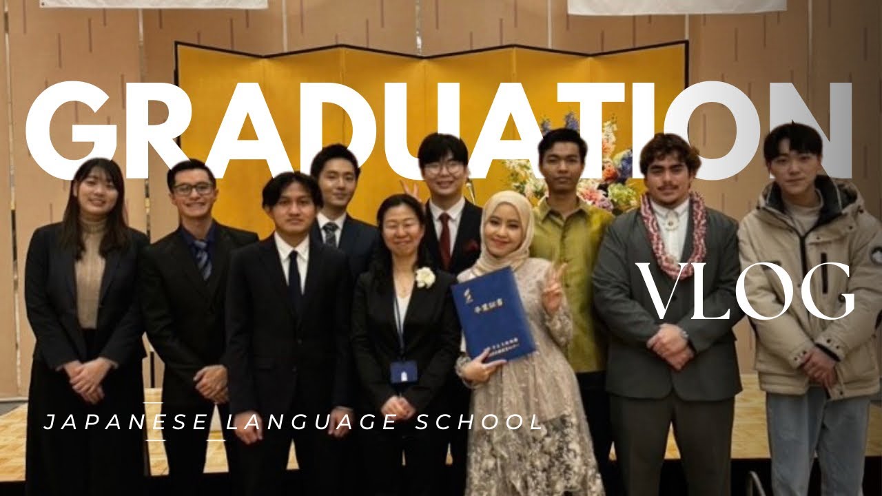 Japanese Language School Graduation Day🇯🇵👩🏻‍🎓🎓|| Ceremony, Little Party ...