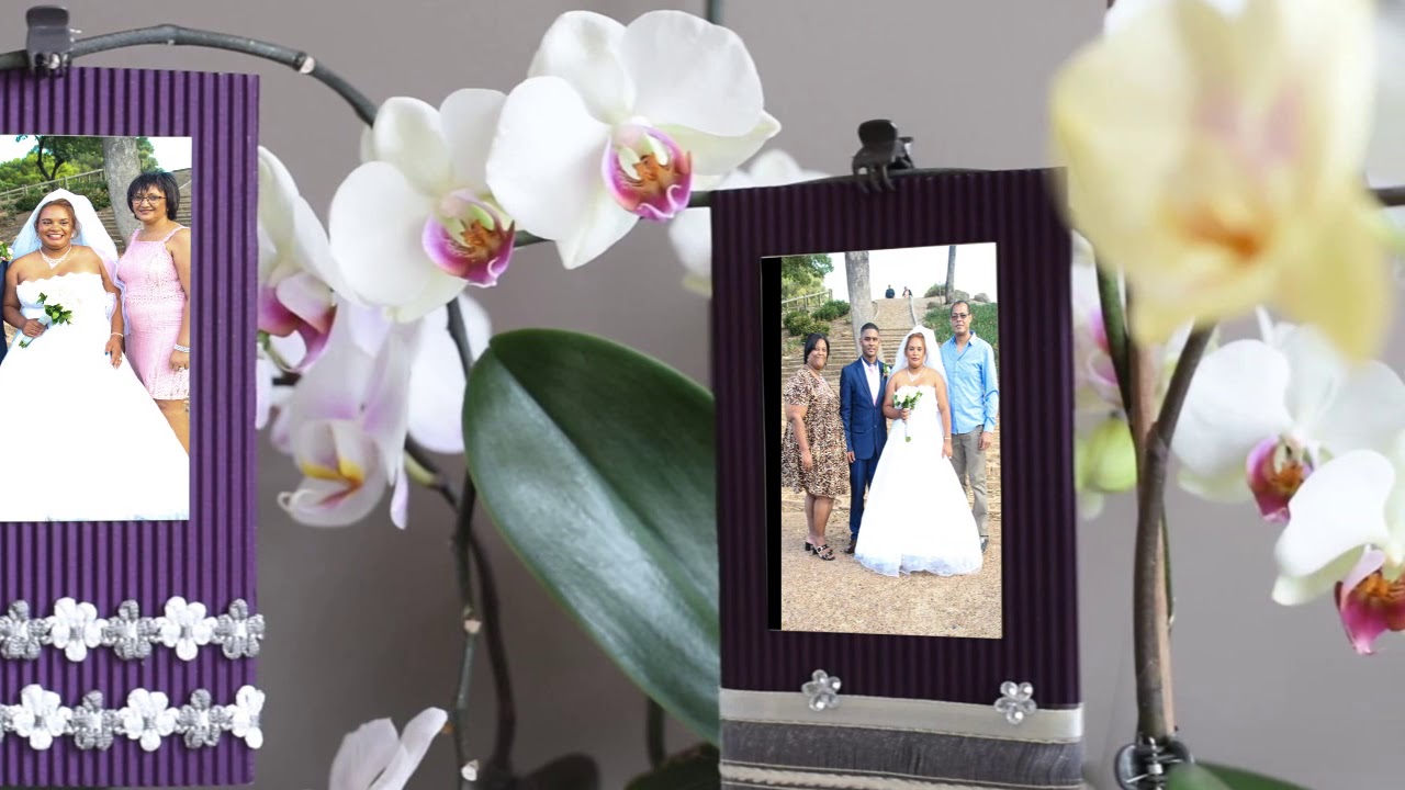 Powerdirector Purple Wedding Template - YouTube