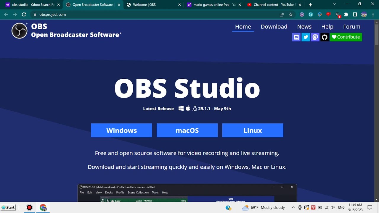How To Get OBS Studio (Including An Example Of How To Use It) (For ...