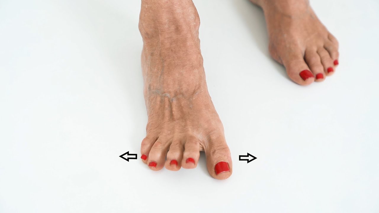 Toe Abduction Exercise - YouTube