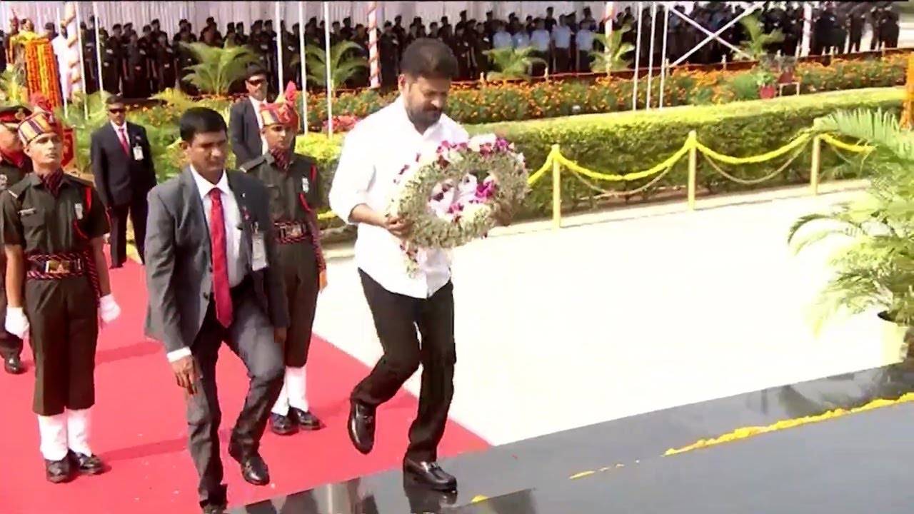 Cm Revanth Reddy At Parade Ground | Independence Day 2024 | Telangana ...