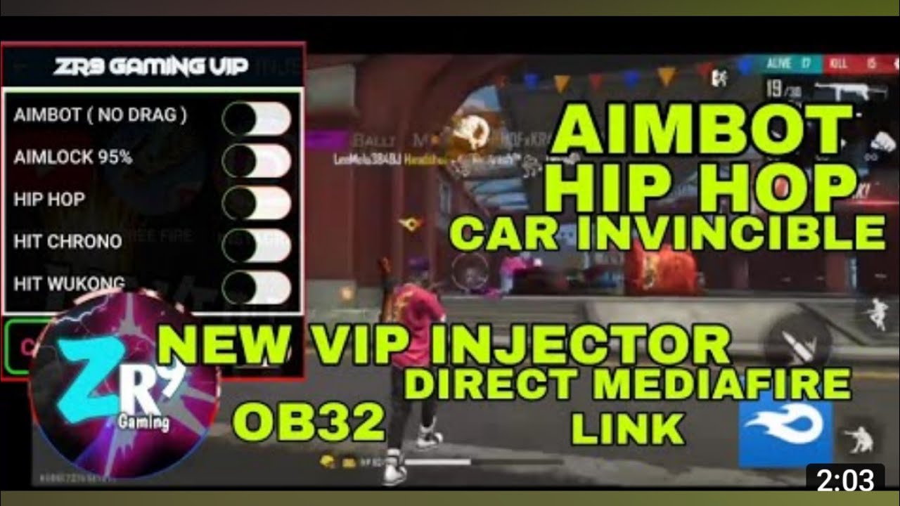 Free Fire VIP injector | Free Fire Aimbot | Free Fire OB32 Hack - YouTube