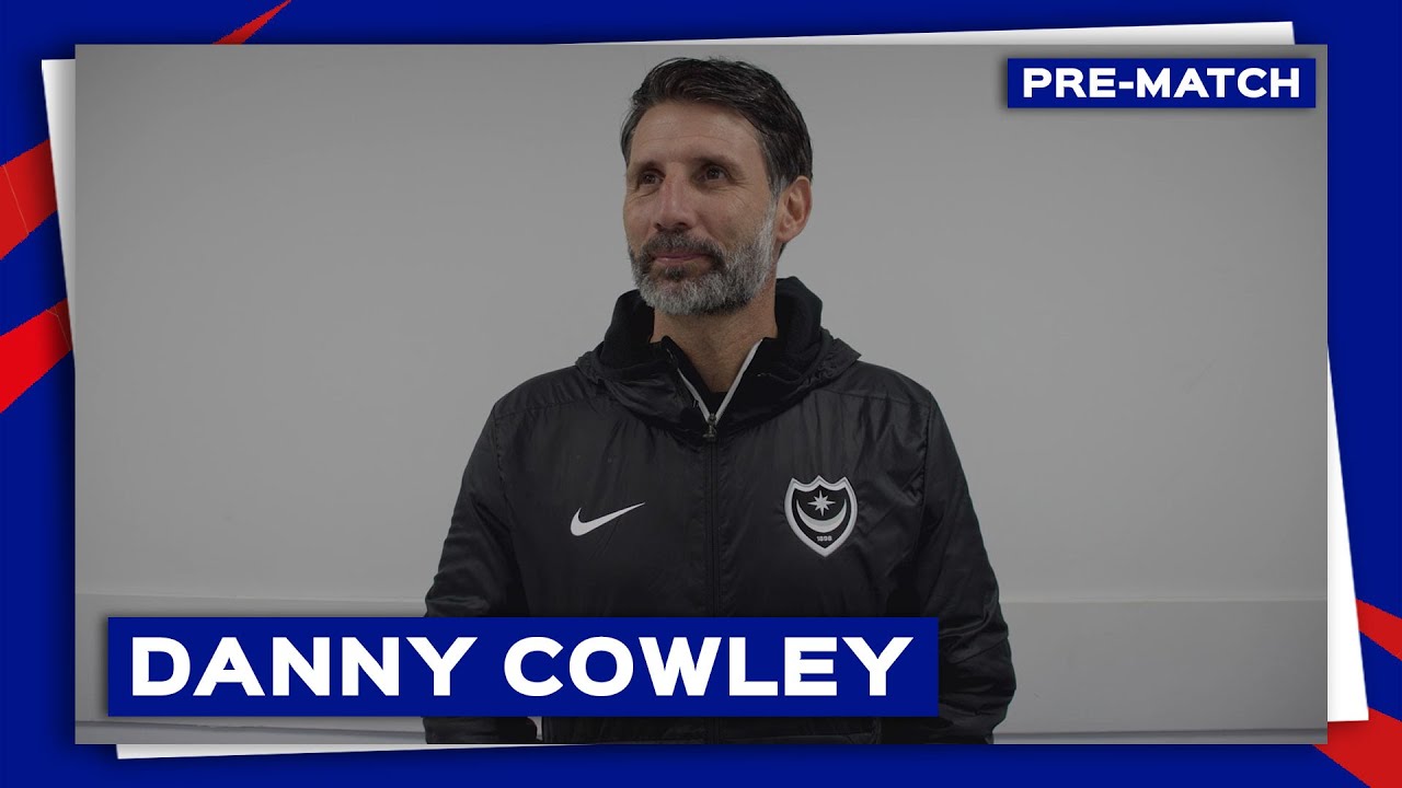 Danny Cowley pre-match | Pompey vs Derby County - YouTube