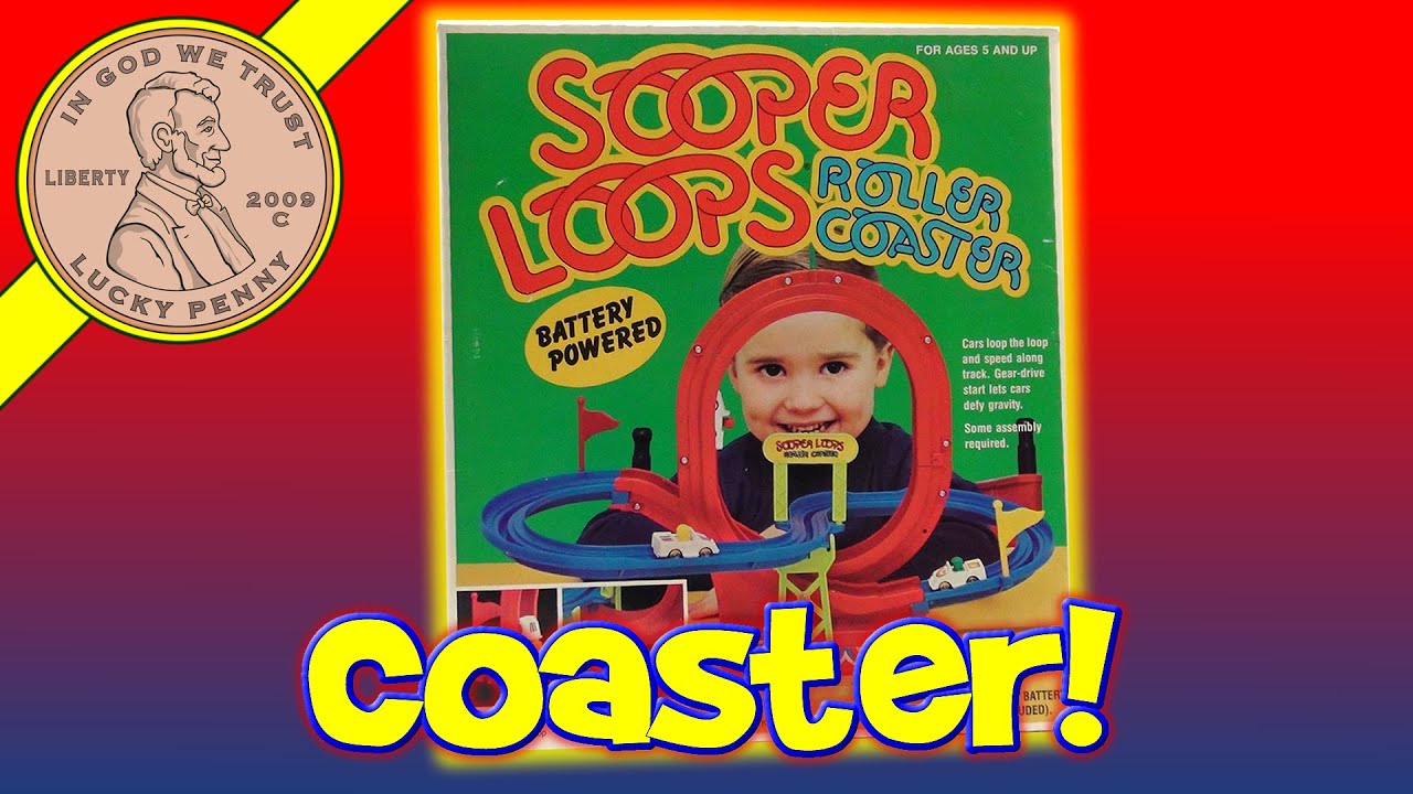 Sooper Loops Roller Coaster Loop The Loop Speed Track Vintage Kids Toy ...