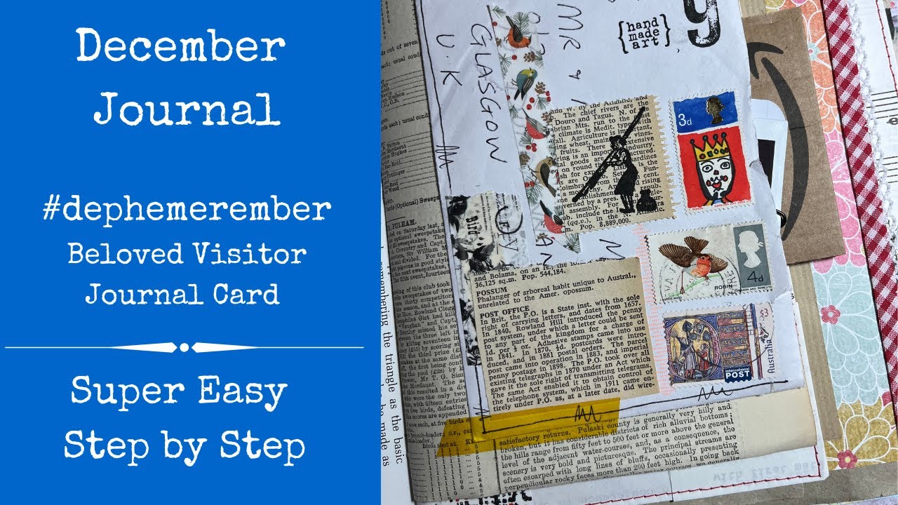 December Journal | #dephemerember - Beloved Visitor and Journal Card ...