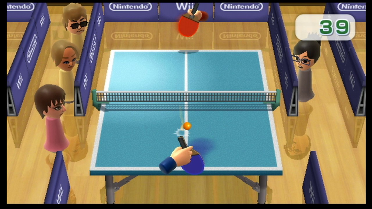 Wii Play (1080p 60fps) - Table Tennis (100 Rallies) - YouTube