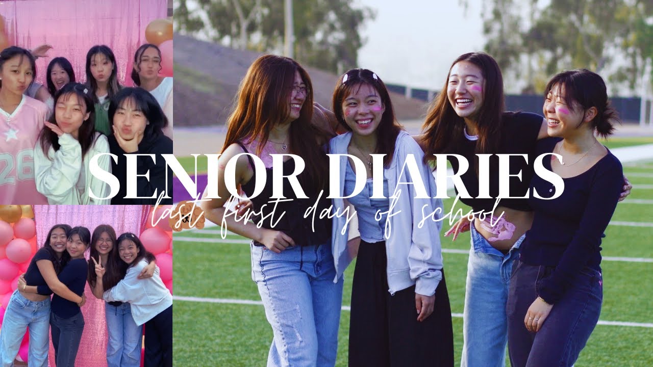 last first day of school | 5 am grwm senior sunrise 🌅 | senior diaries: 02 ☕️ - YouTube