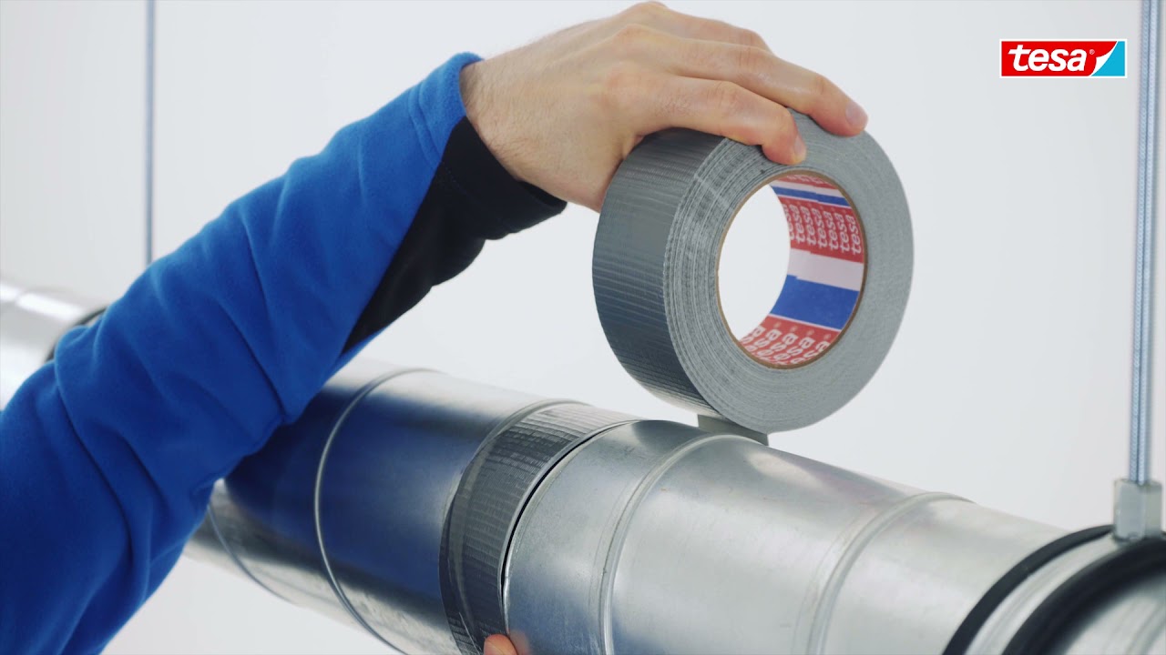 tesa 4613 Duct Tape for Simple Applications Grey - YouTube