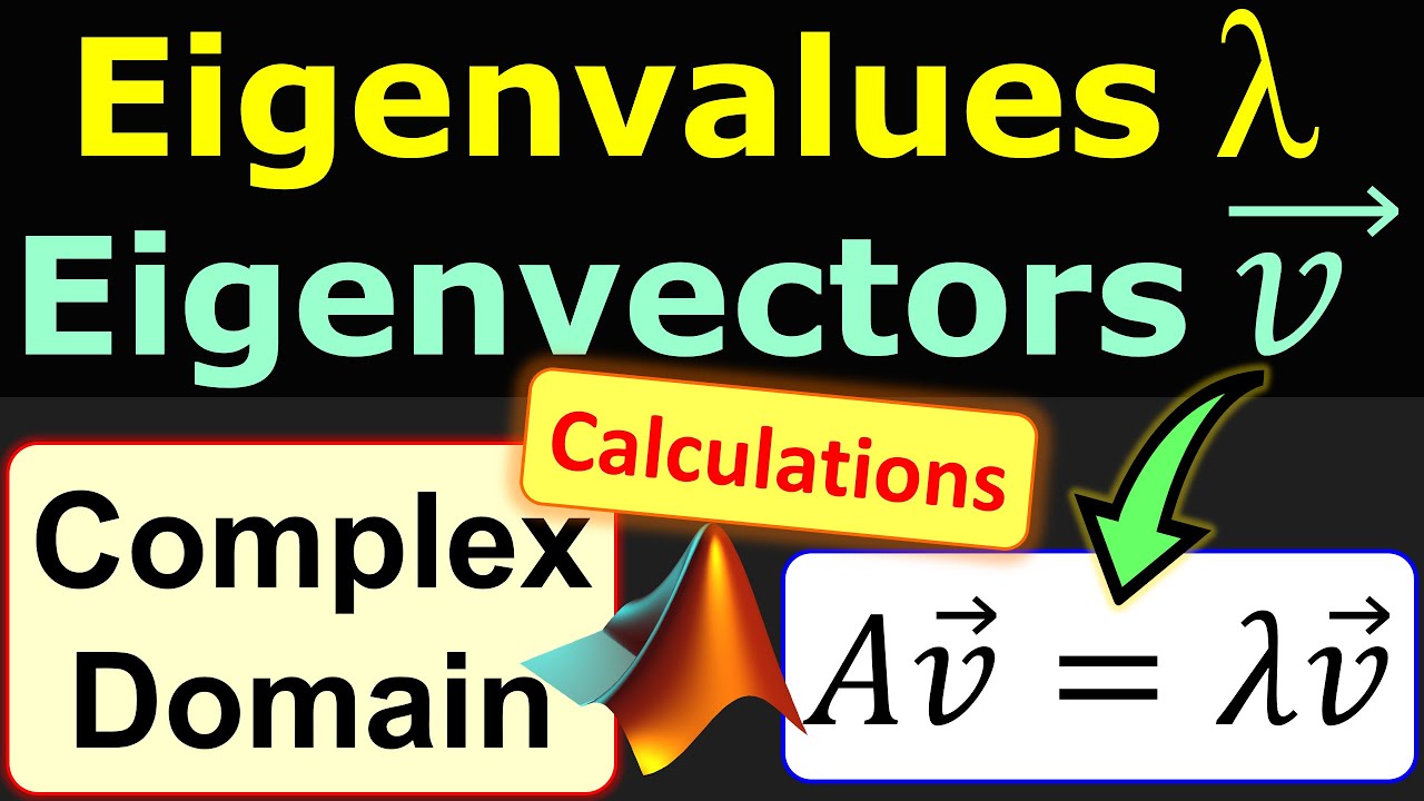 Complex Eigenvalues And Eigenvectors Of A Matrix ☀️ Calculations And Matlab Solutions Youtube