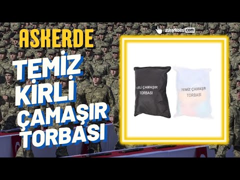 Temiz-Kirli Çamaşır Torbası - Askerlik Ürünleri AskerKolisi.com'da!