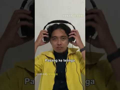 ♫ Ini Cara Pakai Headphone - #ArmanVesona #Shorts