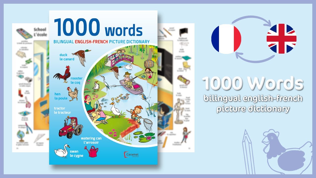 1000 WORDS - BILINGUAL PICTURE DICTIONNARY (P0151) - Caramel Publishing ...