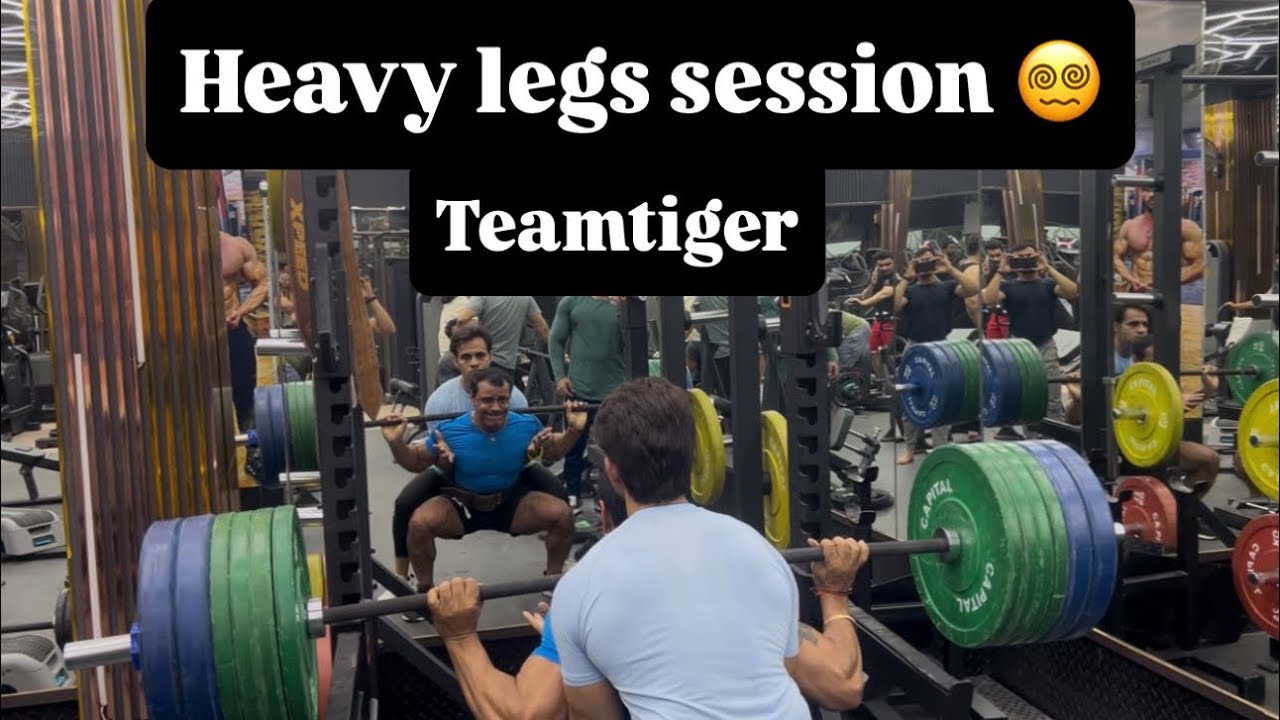 Heavy legs workout for bigger legs 😵‍💫 - YouTube