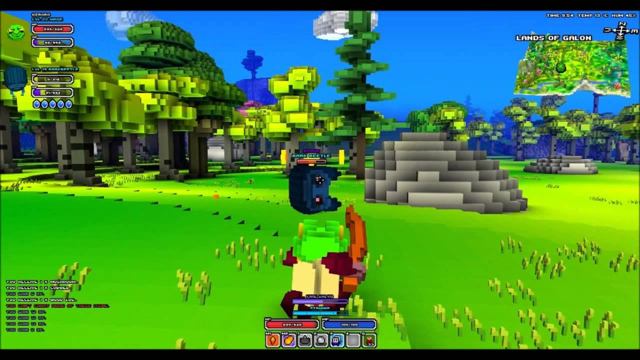 Cube World Bark Beetle Boss Fight - YouTube