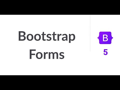 Bootstrap Forms Overview - YouTube