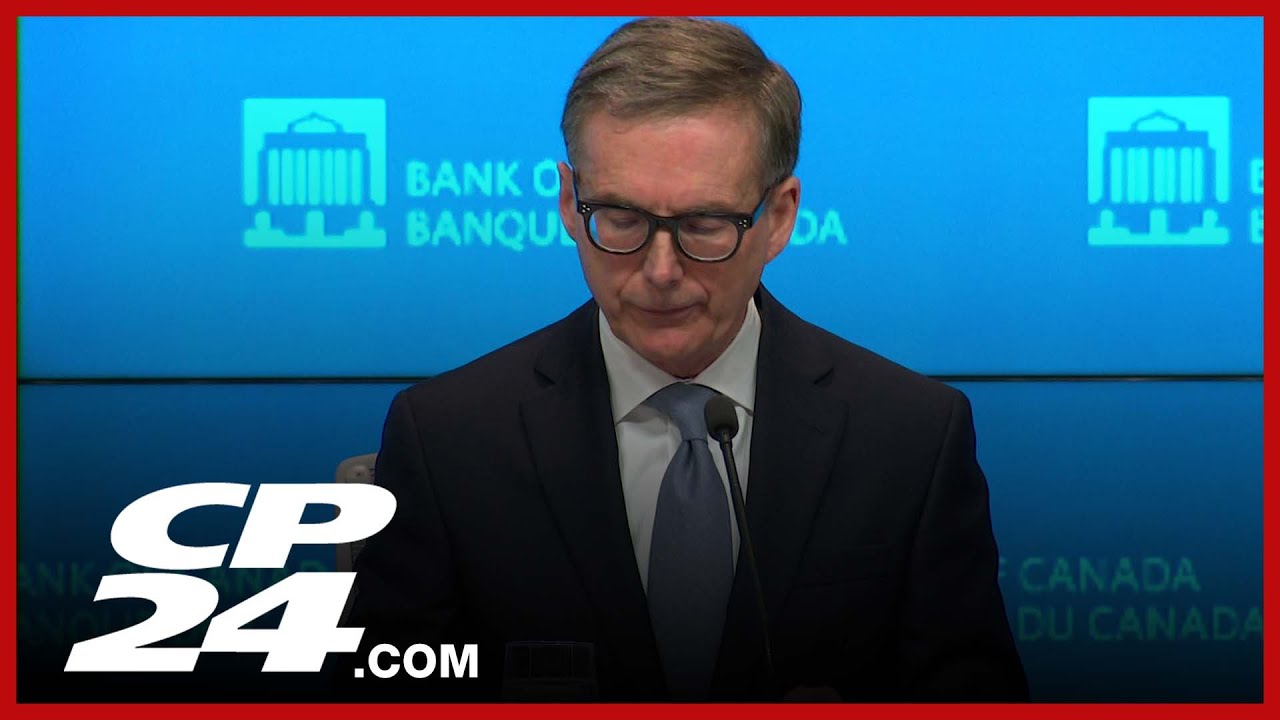 Tiff Macklem spoke about BOC holding benchmark interest rates - YouTube