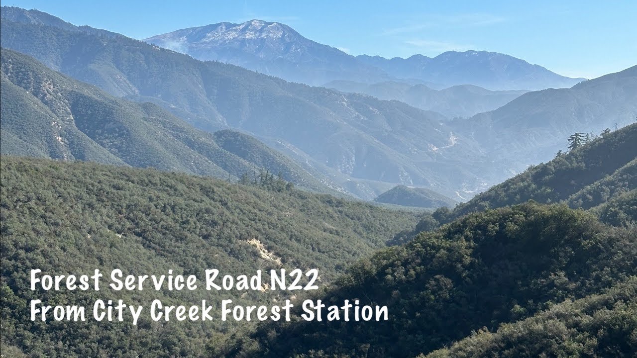Forest Service Road N22 from City Creek Forest Station - YouTube