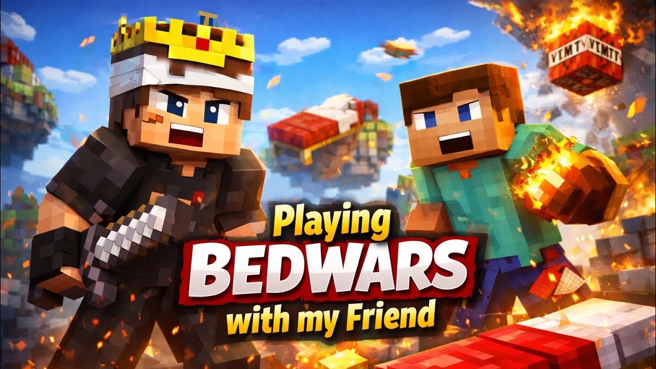 PLAYING BEDWARS WITH MY VERY PROO FRIEND 🔥🔥🔥 @vinu_king - YouTube