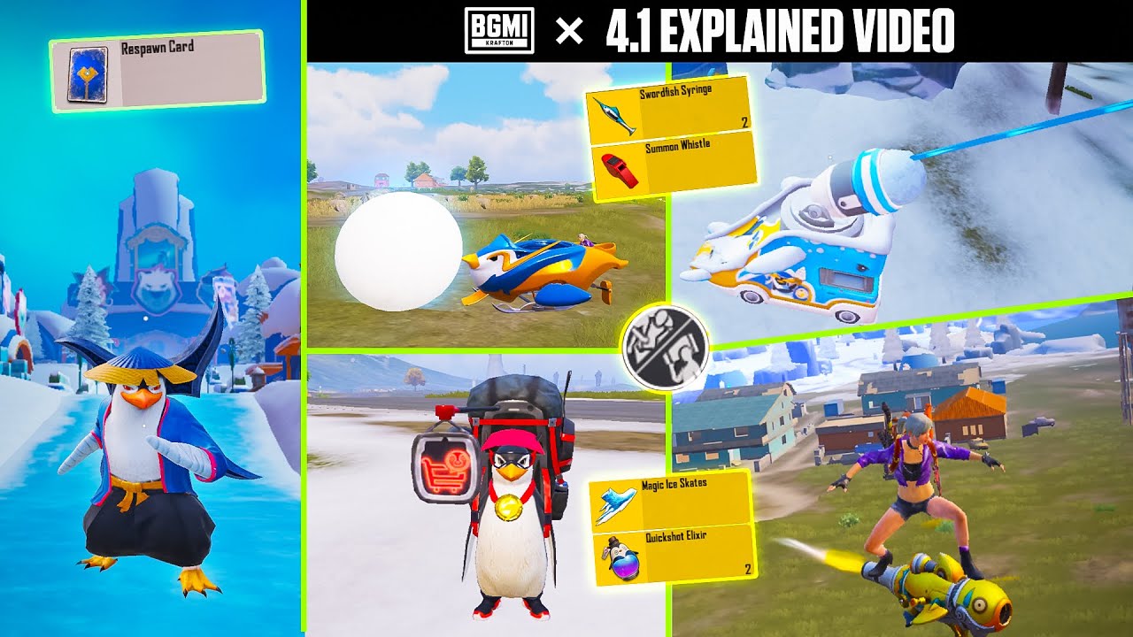 BGMI 4.1 Update FULL DETAILS 🔥 | New City, Vehicle, Guns & Ice Skate ...