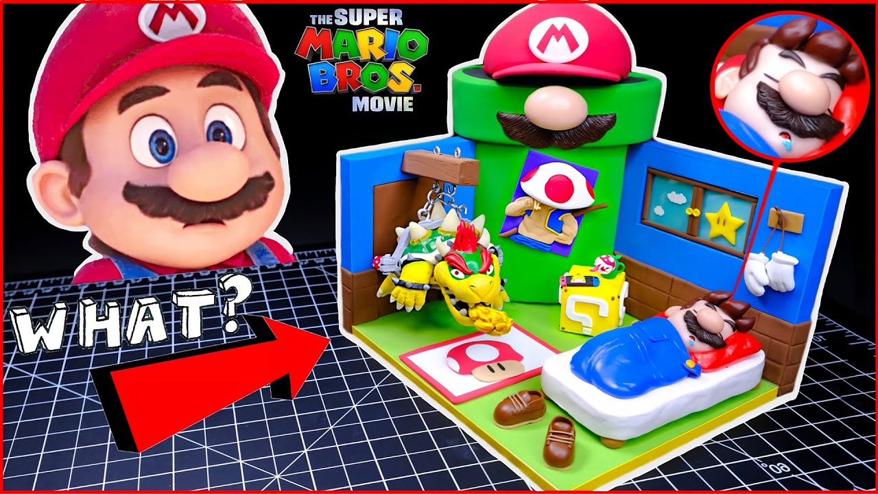 The Super Mario Bros Movie Room out of clay + Sonic.exe - YouTube