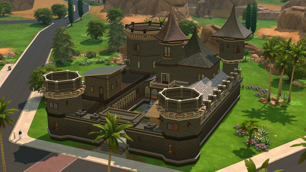 The Sims 4:: A Look At My Castle - YouTube