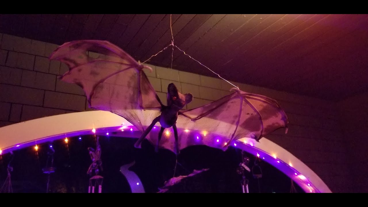 How to Halloween: Bats on a wire - YouTube