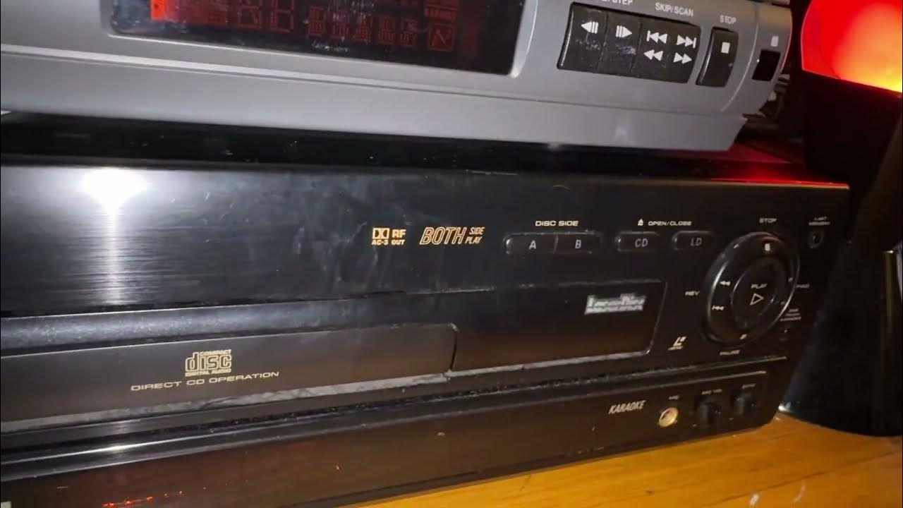 PIONEER CLD-D504 LASERDISC LD CD CDV PLAYER Unboxing - YouTube