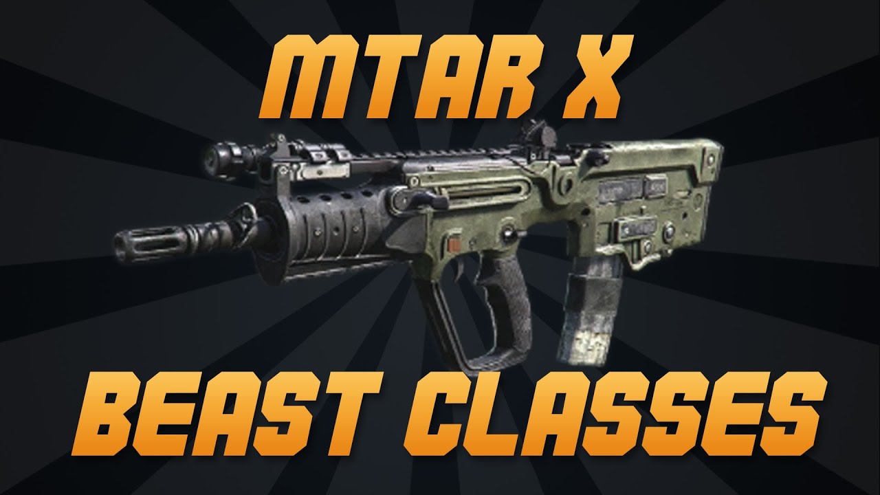 Call of Duty: Ghosts - BEAST CLASSES - MTAR-X HIGH DAMAGE RUSHING CLASS ...