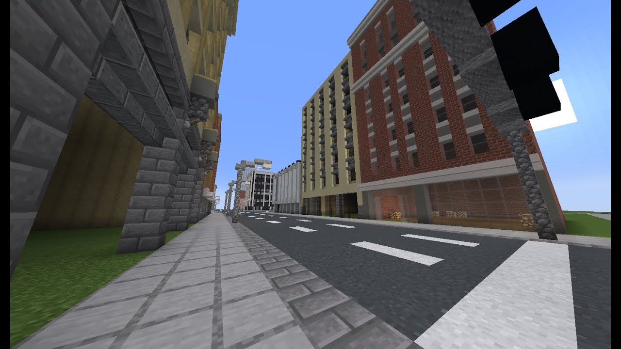 Building A City #2 (S1) // Downtown // Minecraft Timelapse - YouTube
