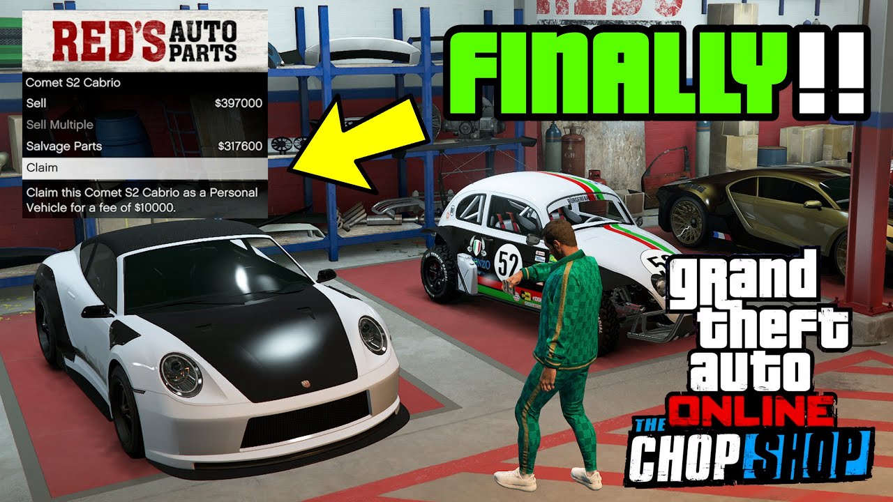 GTA 5 - Claim Feature is FINALLY Here! | Salvage Yard Vehicle Robberies ...