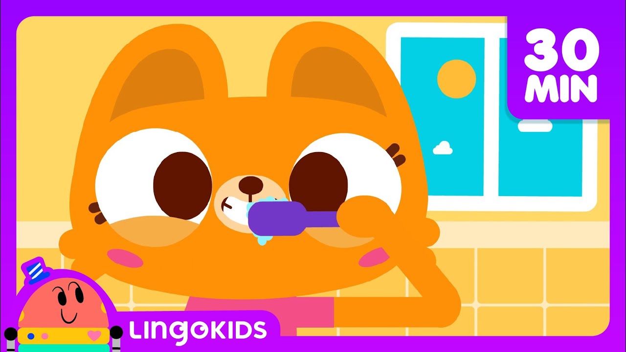 Washing Hands Song 🧼🙌 + More Daily Routine Songs for Kids 🎵 | Lingokids ...