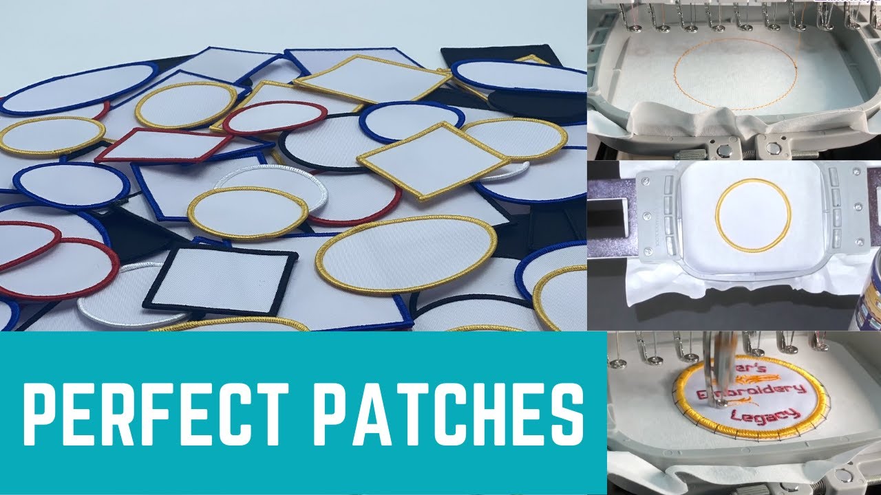 How To Create The Perfect Embroidery Patch Ready Made Patches Youtube