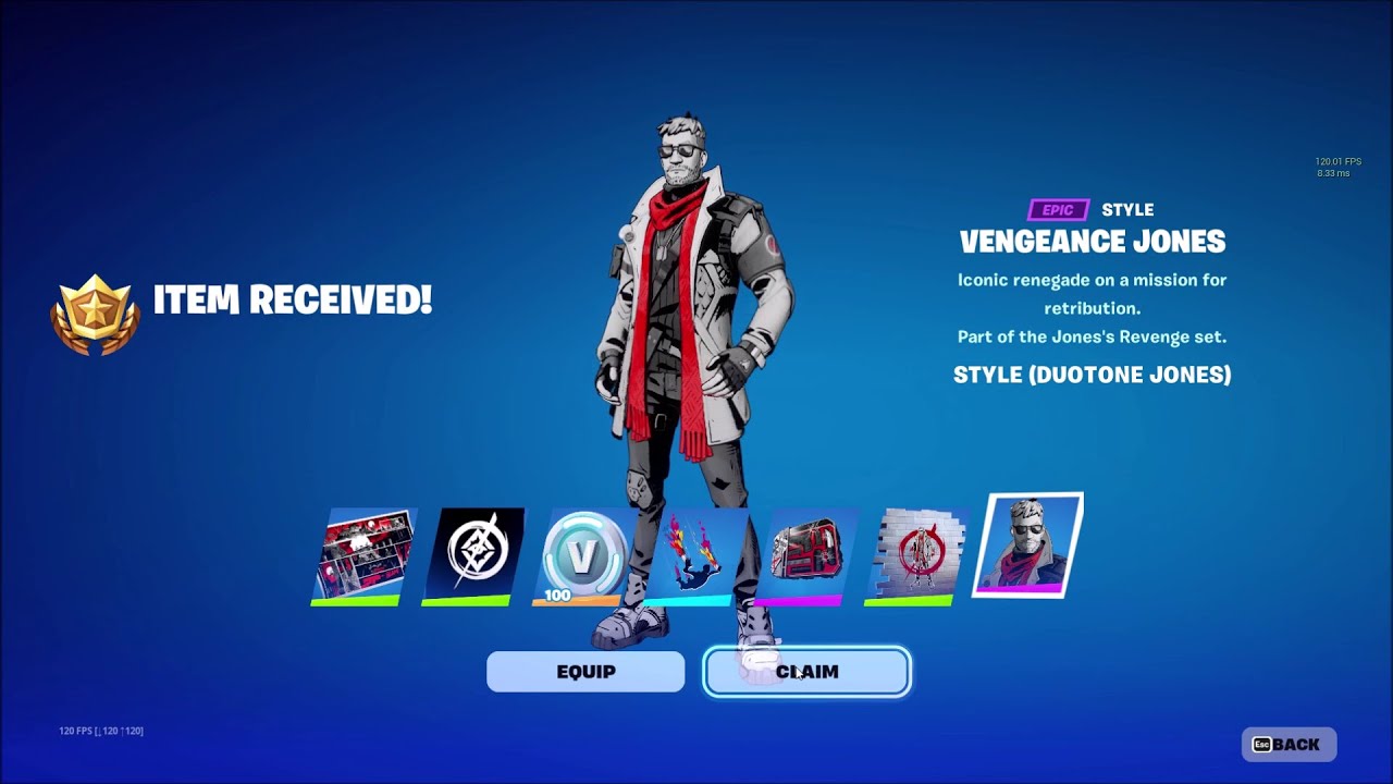 Fortnite Battle Pass Rewards Chapter 5 Season 1 - pages 1-7 - YouTube