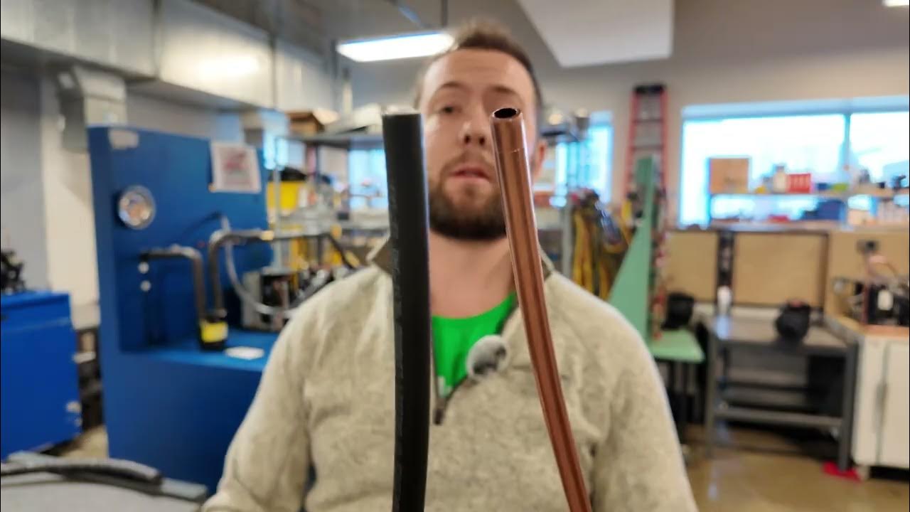 Python Pipe - New alternative to copper? #hvacservice #hvac # ...