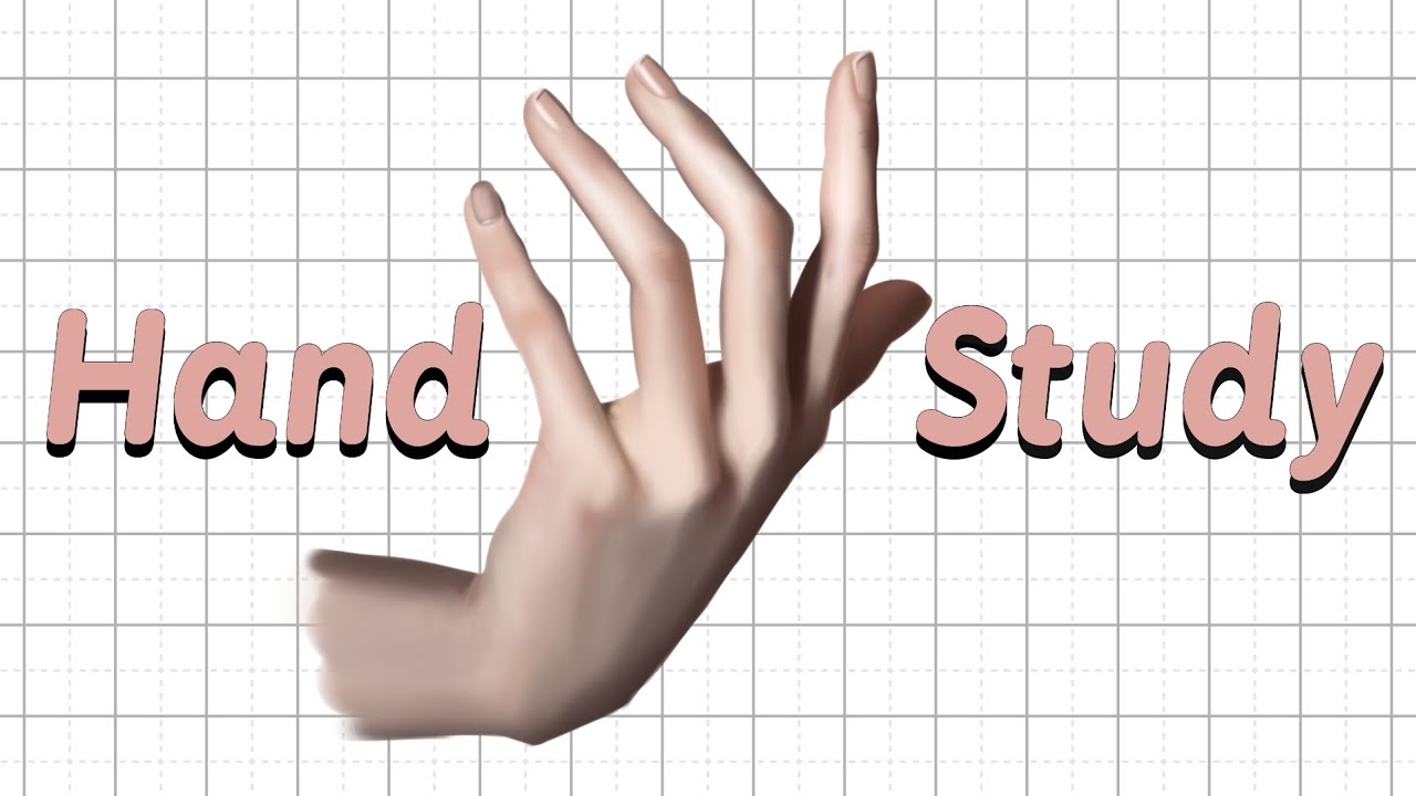 A quick guide on how to draw realistic hand | #digitalart #art - YouTube